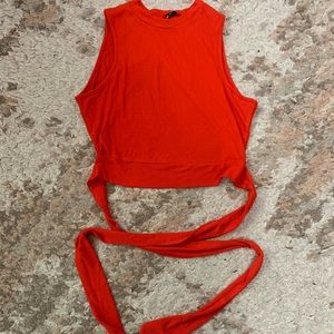 SHEIN | Tops | Shein Crop Red Top | Poshmark